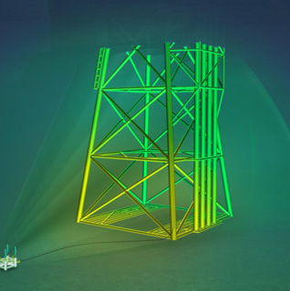Offshore structure anode retrofit