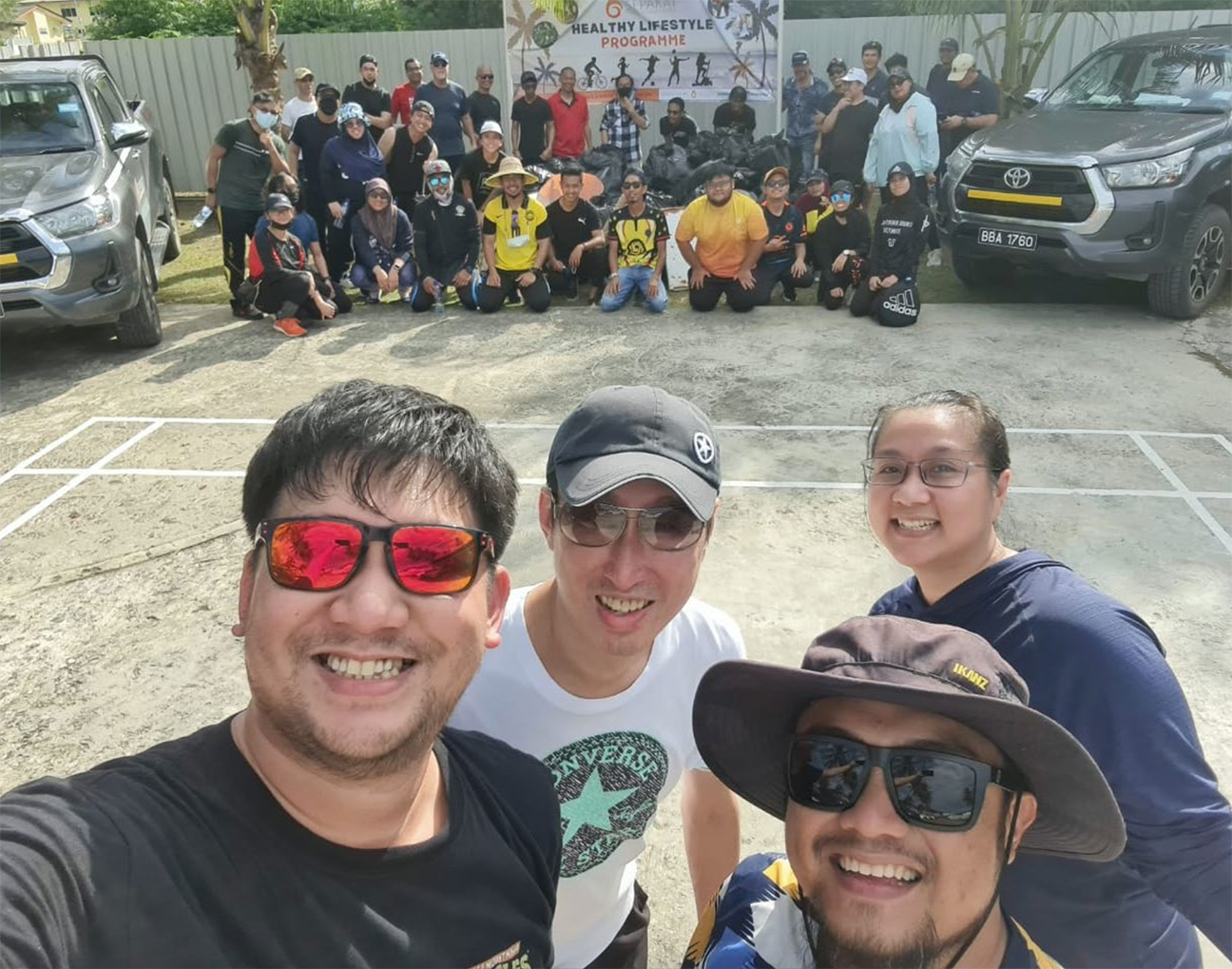 Cleanup of Kuala Belait Beach in Brunei